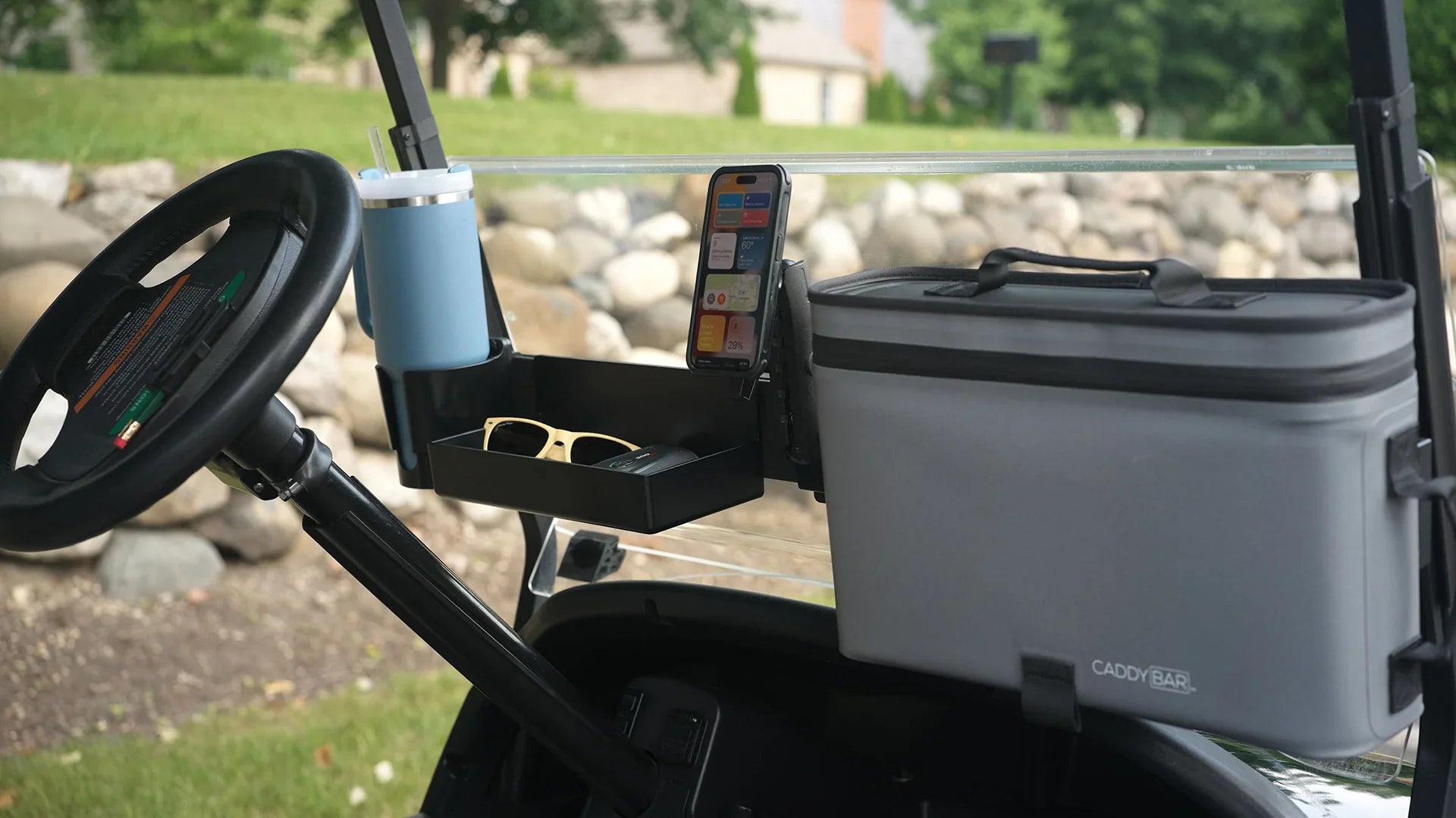 Caddy Bar - Storage & Mounting Solutions – Low Speed Living | Cart Life TV